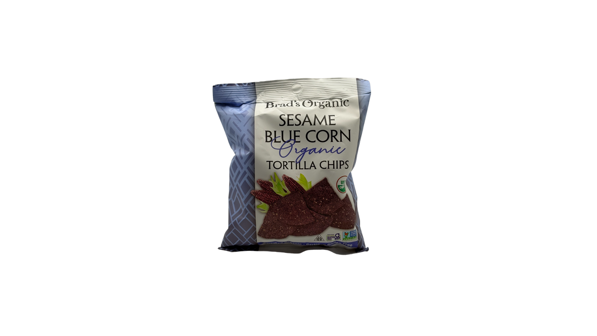 Brad's Organic Mini Sesame Blue Corn Tortilla Chips (20/3oz) – CPE DIRECTO